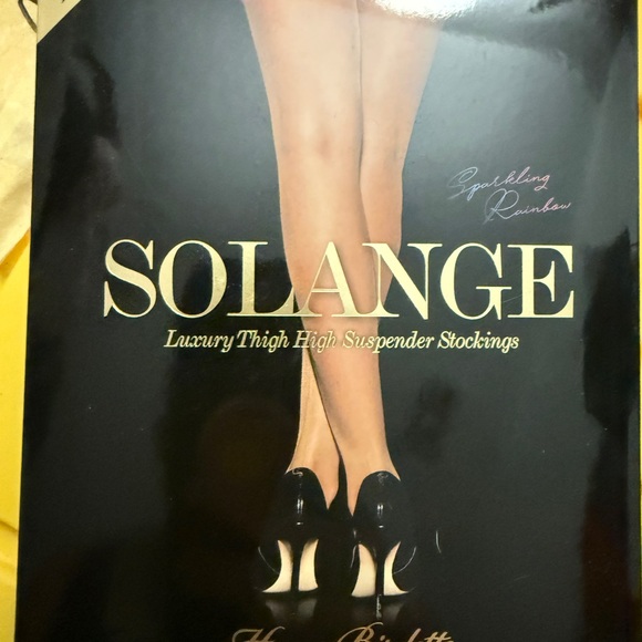 Honey Birdette | Accessories | Honey Birdette Sparkling Rainbow Hosiery ...